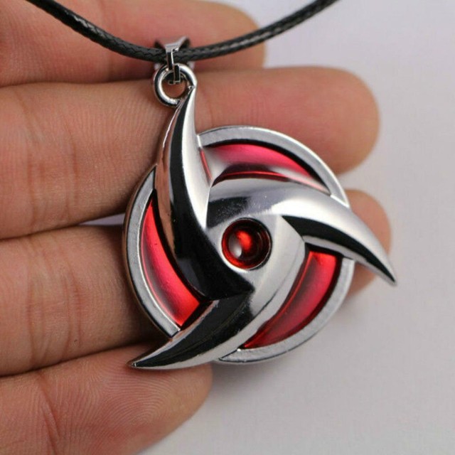 Naruto Necklace Hatake Kakashi Sharingan Symbol Pendant Ninja Anime ...