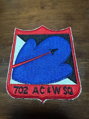 Vintage USAF 702nd Aircraft Control & Warning Squadron Patch | eBay
