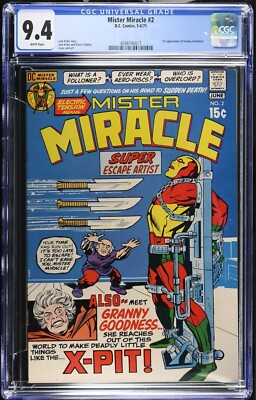 Mister Miracle #2 (1971) Jack Kirby/ 1st Granny Goodness CGC 9.4 White Pgs NY024 | eBay