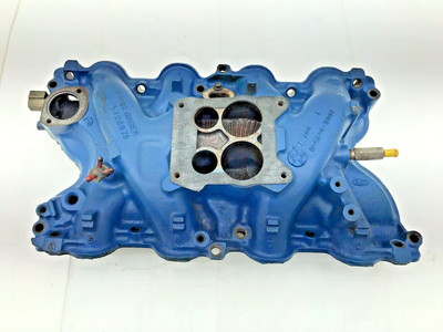 1971 Mustang 429 Cobra Jet Intake Manifold Under Hood CJ 4V Big Block ...