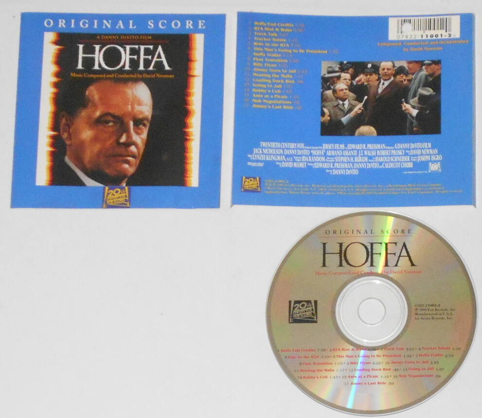Hoffa Soundtrack - David Newman score - U.S. cd | eBay