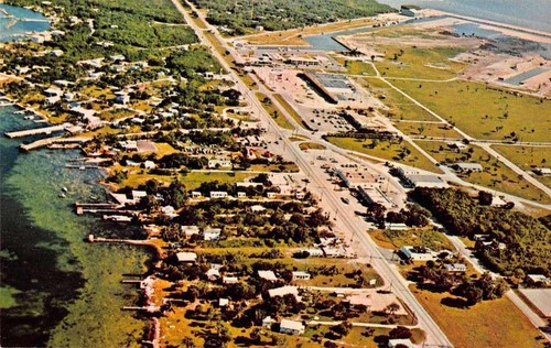 Key Largo Florida Aerial View Vintage Postcard J71191 | eBay