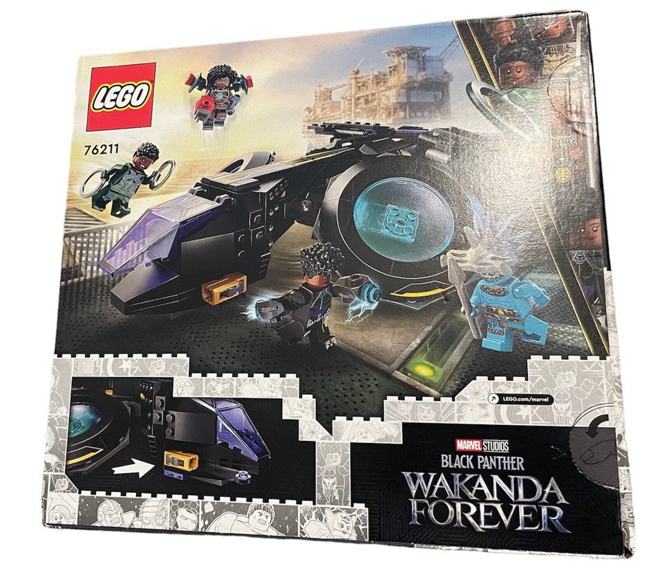 LEGO 76211 Black Panther Wakanda Forever. Shuri's Sunbird. Brand New ...