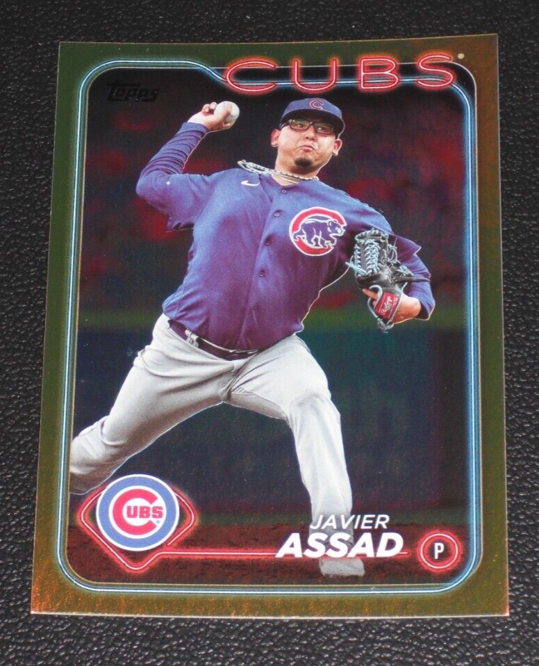 2024 Topps Series 2 Javier Assad #354 Gold Foil Card Chicago Cubs | eBay