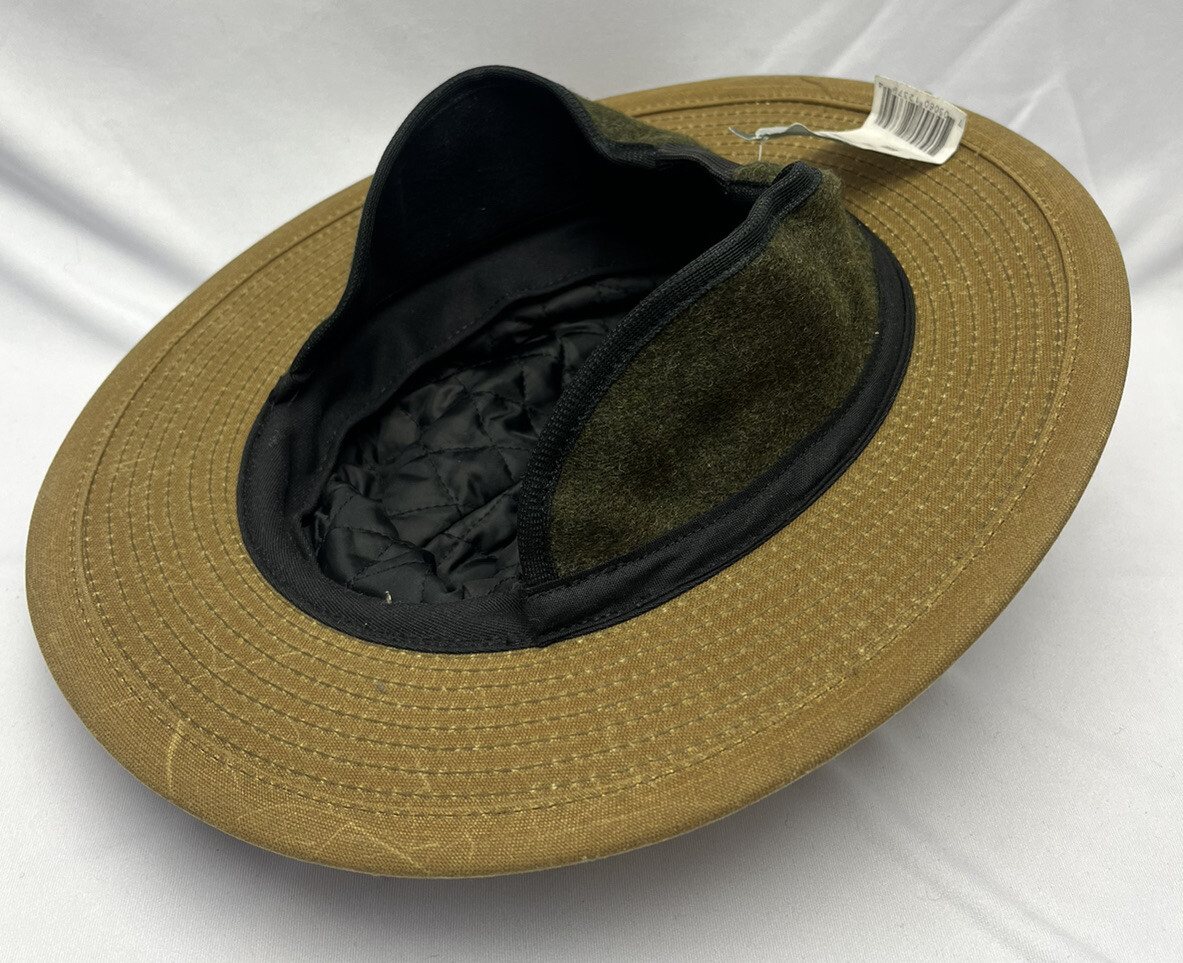 Filson Tin Cloth Insulated Packer Hat 11060016 MADE IN USA Dark Tan ...