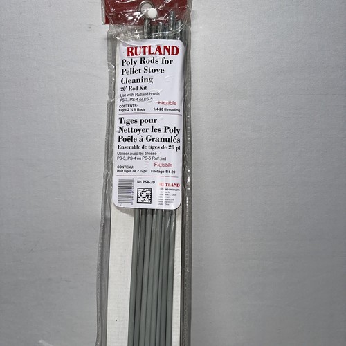 20 Ft. Pellet Stove Brush Extension Rod Kit | Poly Rods Chimney ...