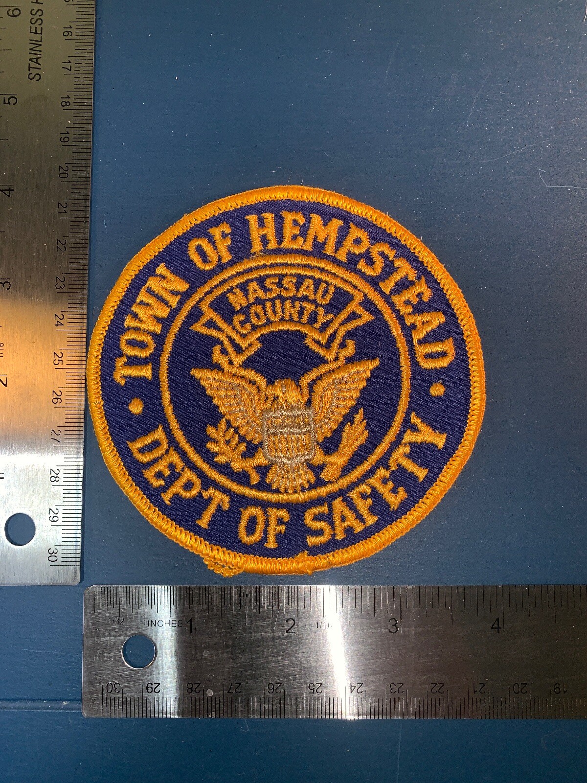 VINTAGE TOWN OF HEMPSTEAD NY POLICE DEPT PATCH | eBay