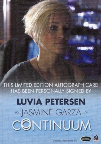 Continuum Seasons 1 & 2 Luvia Petersen as Jasmine Garza Autograph Card ...