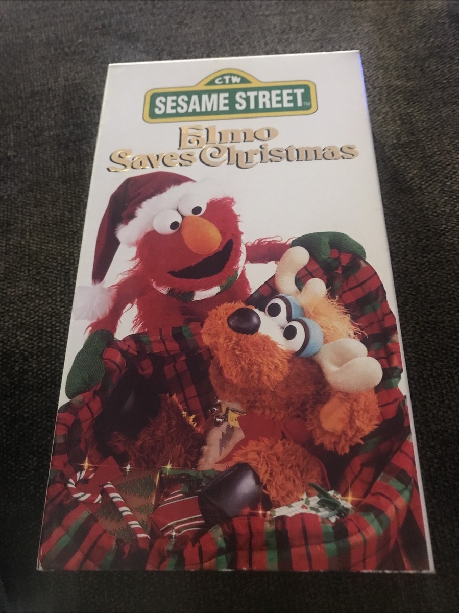 Elmo Saves Christmas Vhs Sesame Street Food & Drink VHS Tapes