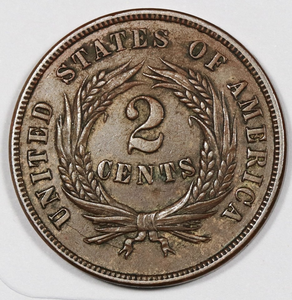 1868 2 Cent Piece. XF-AU. 206217 | eBay