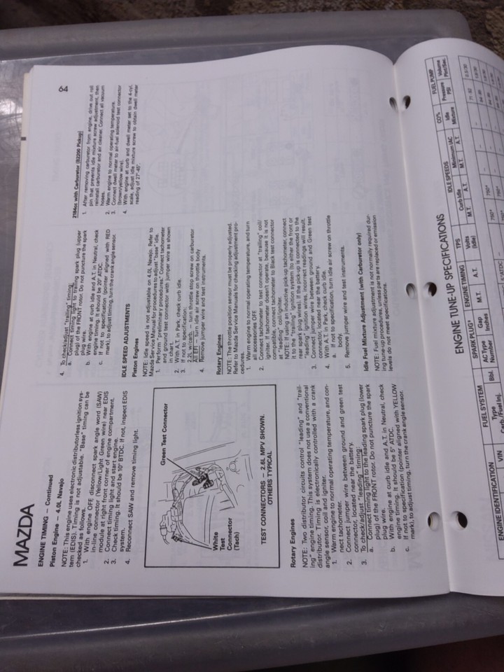 GM AC Delco 1990-1993 Domestic and Import Tune-Up Specifications Manual ...