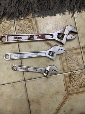STANLEY 10” 8” 6” CHROME VANADIUM STEEL ADJUSTABLE WRENCH SHIFTERS | eBay Australia
