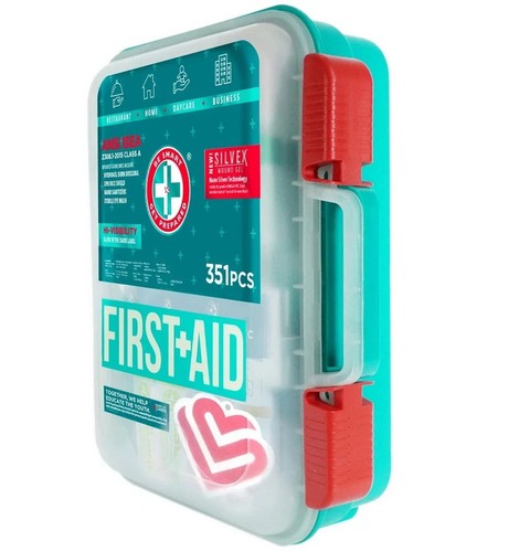 NEW 351 pc Emergency First Aid Kit Workplace OSHA ANSI FREE FAST ...