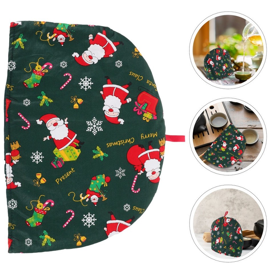 Thermal Insulated Tea Cozy For Teapot Cotton Cloth Christmas Kettle ...