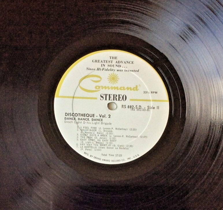 Enoch Light &The Light Brigade Discotheque Volume 2 Vinyl LP/Record ...