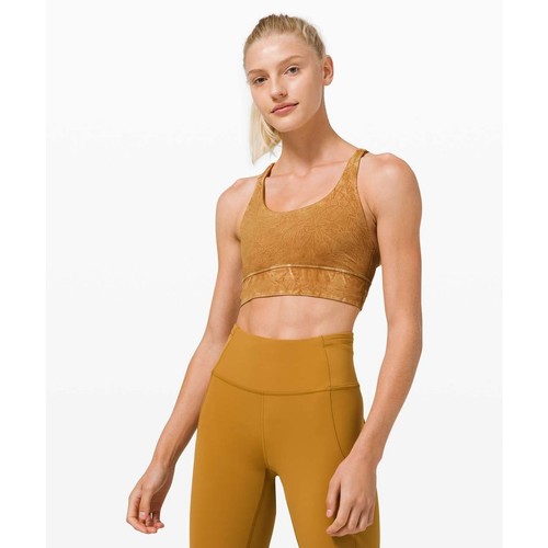 Lululemon Energy Bra Long Line Ice Dye Medium Support, B–D Cup Size 2 ...