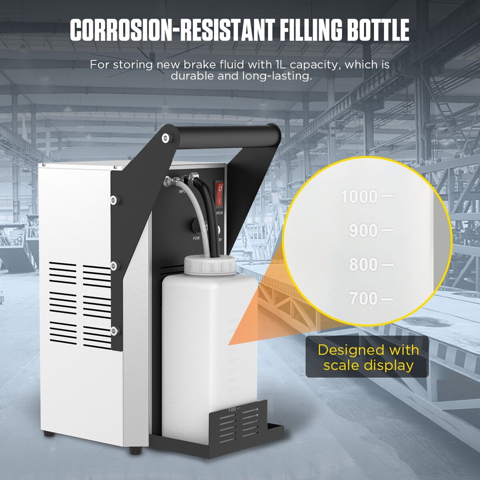 Electric Vacuum Pressure Brake Fluid Bleeder Kit Car Brake Oil Bleeding ...