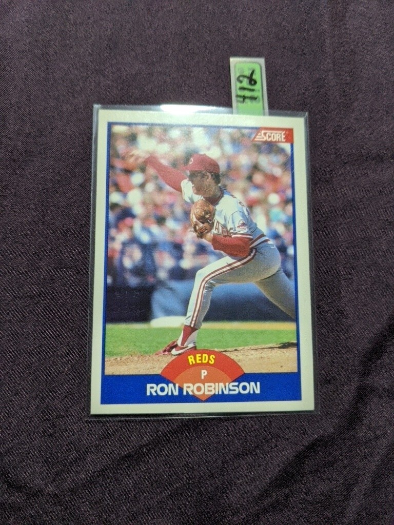 1989 Score Baseball #559 Ron Robinson Reds Pitcher Card | eBay