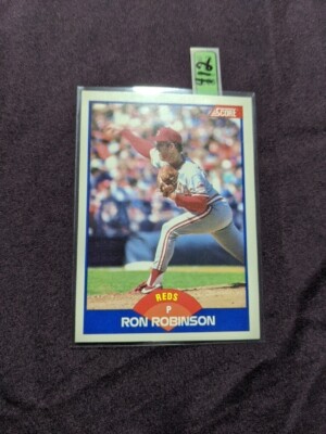 1989 Score Baseball #559 Ron Robinson Reds Pitcher Card | eBay