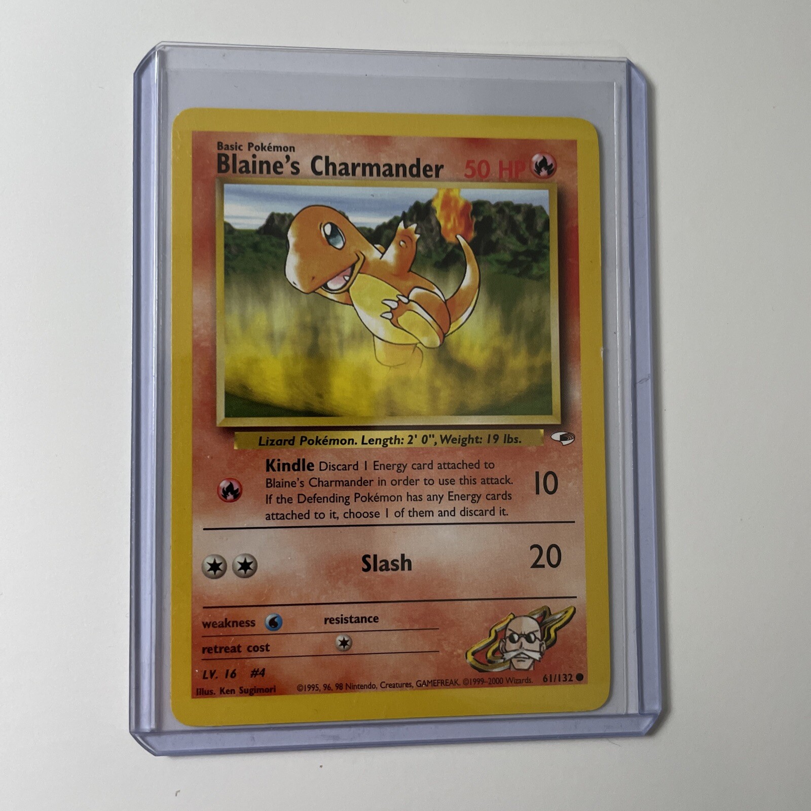 Pokemon Card Blaine's Charmander Gym Heroes 61/132 LP-NM | eBay