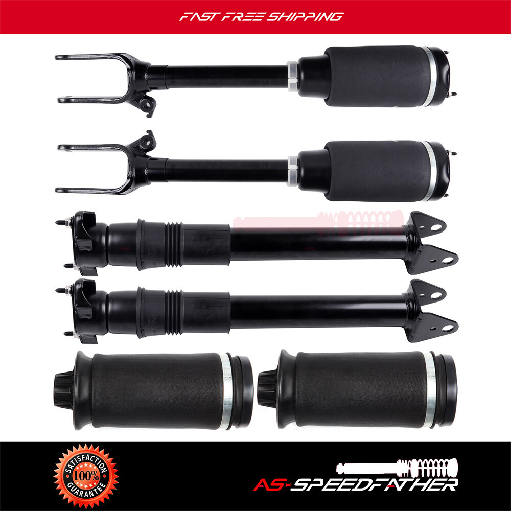 6PCS Front Rear Suspension Shock Strut Spring For Mercedes X164 W164 ...