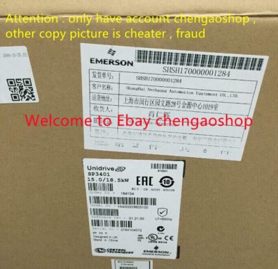 Brand New SP3401 Emerson CT Inverter 380-480V 15.0KW (by Fedex/DHL) # ...