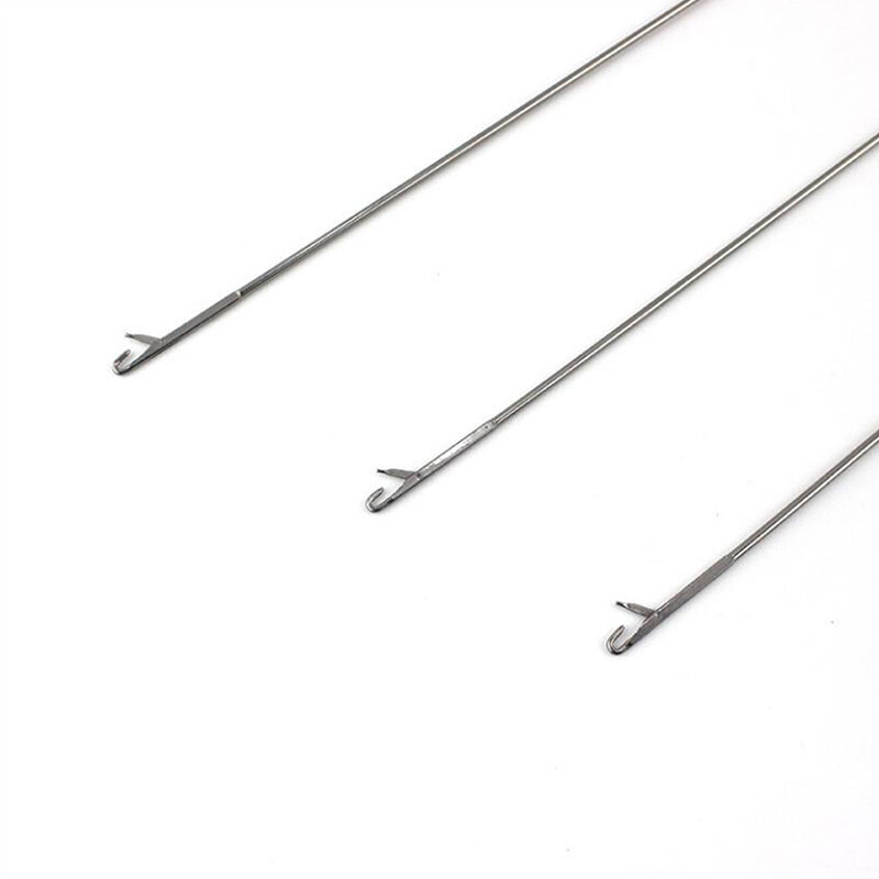 1pcs Stainless Steel Sewing Loop Turner Hook Turning Fabric Tubes Strap ...