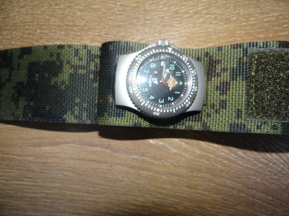 Russian Army Watch Mechanical 6E4-2 Ratnik EMR Original Waterproof 03 ...