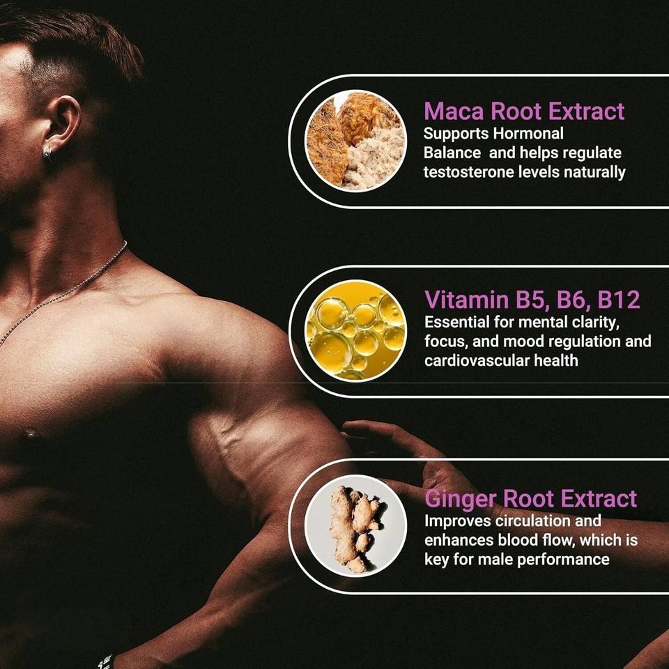 Male Enhancement Capsule, Maximize Muscle & Vitality Thicker Stronger ...