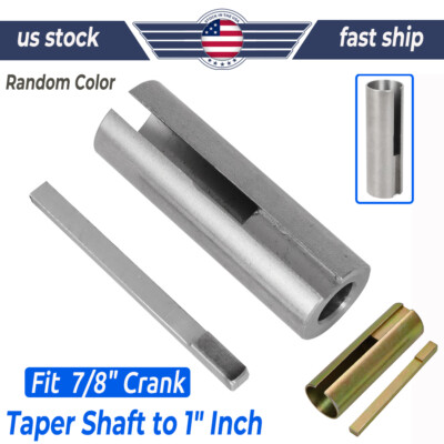Crank Shaft Adapter Taper to 1" Inch Generator Pressure Washer Engine w ...