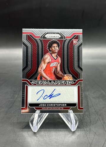2021-22 Prizm Josh Christopher Penmanship Silver Prizm Rookie Auto RC # ...