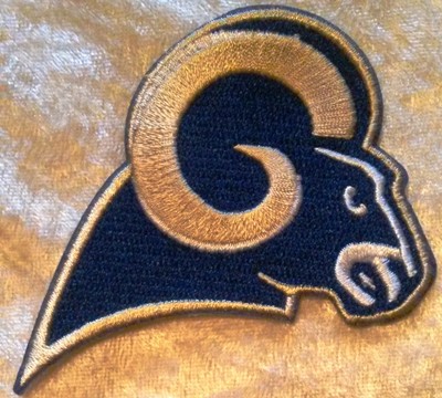 Los Angeles Rams Retro 3.5" Iron On Embroidered Patch ~Free Tracking ...