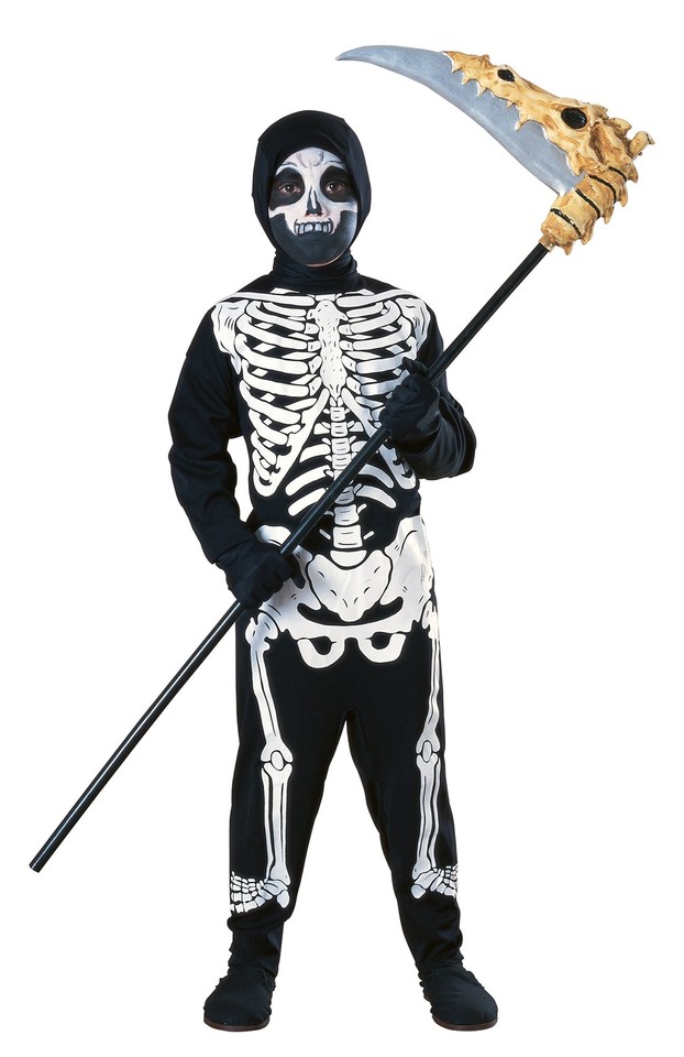 Haunted House Skeleton Boys Halloween Fancy Dress Skeleton Costume | eBay