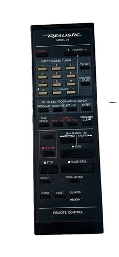 REALISTIC Remote Control, Model 28 | eBay