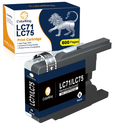 LC75 LC71 Black Ink Cartridge compatible for Brother J430W J435W J625DW ...