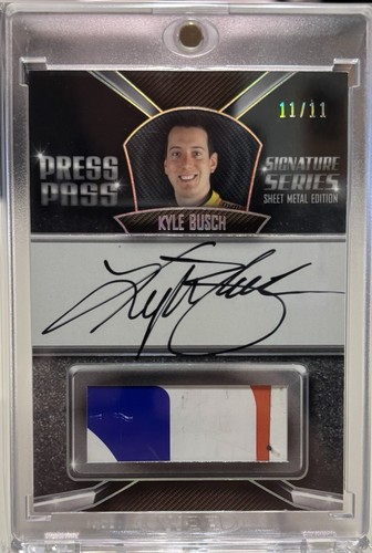 Kyle Busch 2011 Press Pass Authentic Autograph Rare Auto Signature ...