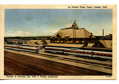 Union Depot Depot-RR Railroad Train Station-Pueblo-Colorado-Vintage ...