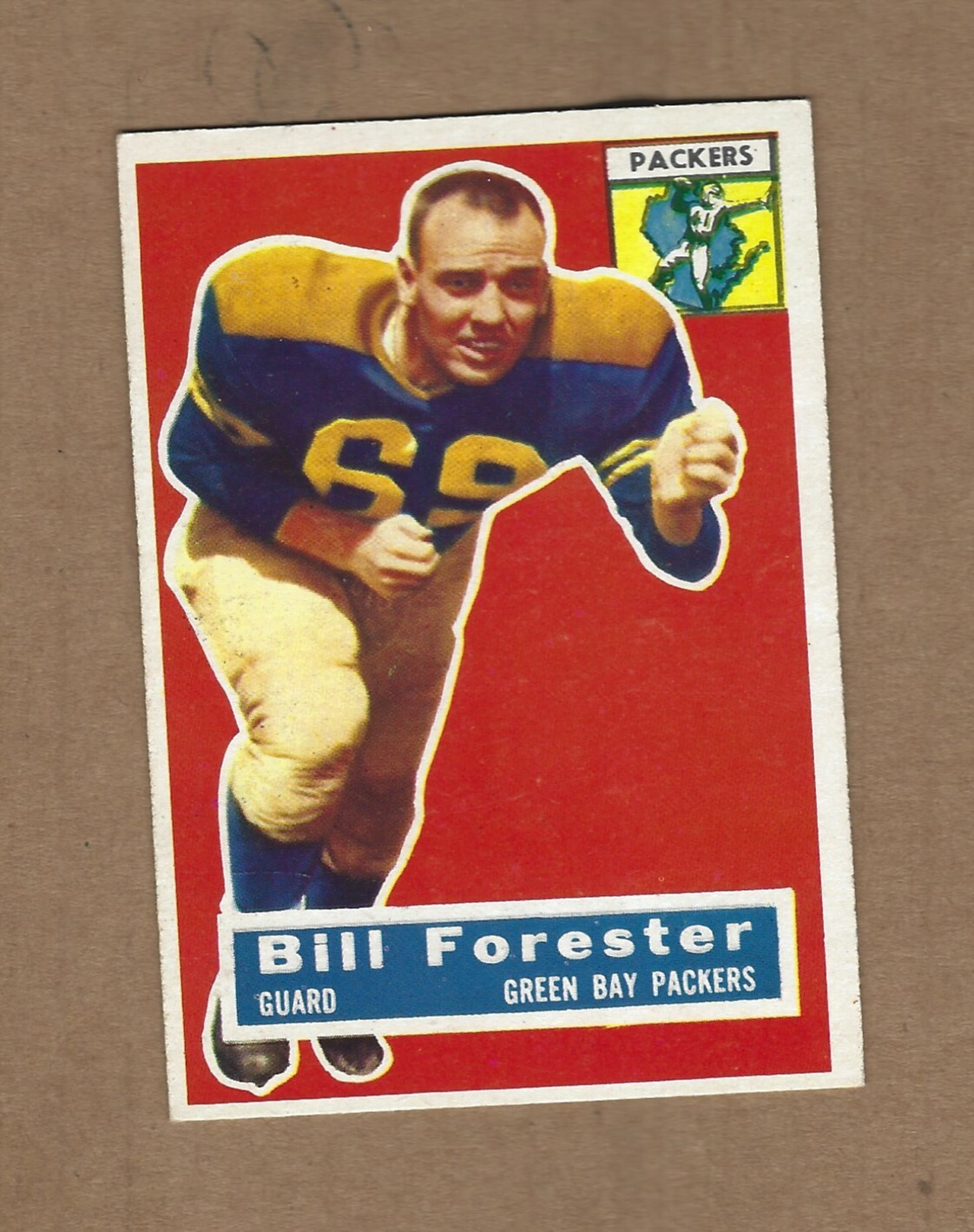 1956 TOPPS FOOTBALL BILL FORESTER # 79 EX MINT | eBay