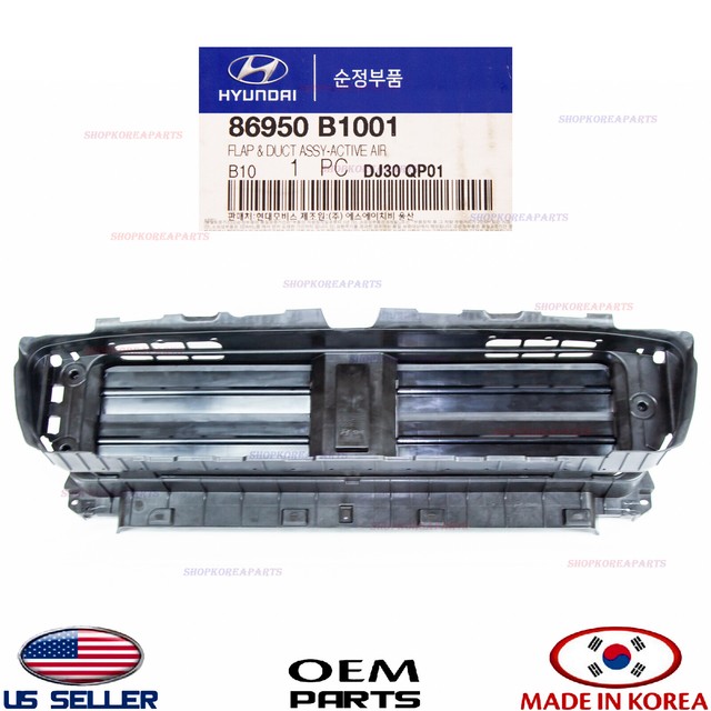 Hyundai OEM 15-16 Genesis Radiator-grille Shutter 86950B1001 for sale ...