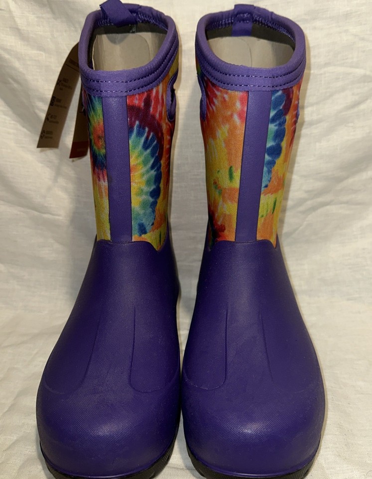 BOGS CLASSIC NEW YOUTH 6 EURO 39 TIE DYE BLOOM NEO TECH SNOW - 35 F | eBay