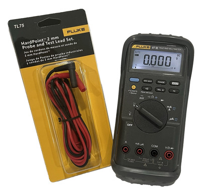 Fluke 87 III True RMS Digital Multimeter (w/ Test Leads & Protective ...