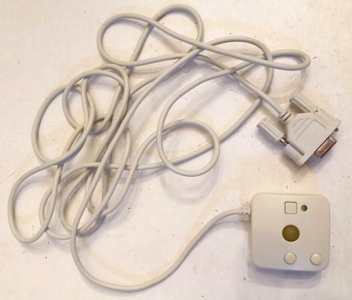 THUMBELINA TRACKBALL MOUSE RARE Fellowes Pat Pend Serial Pointer Device ...