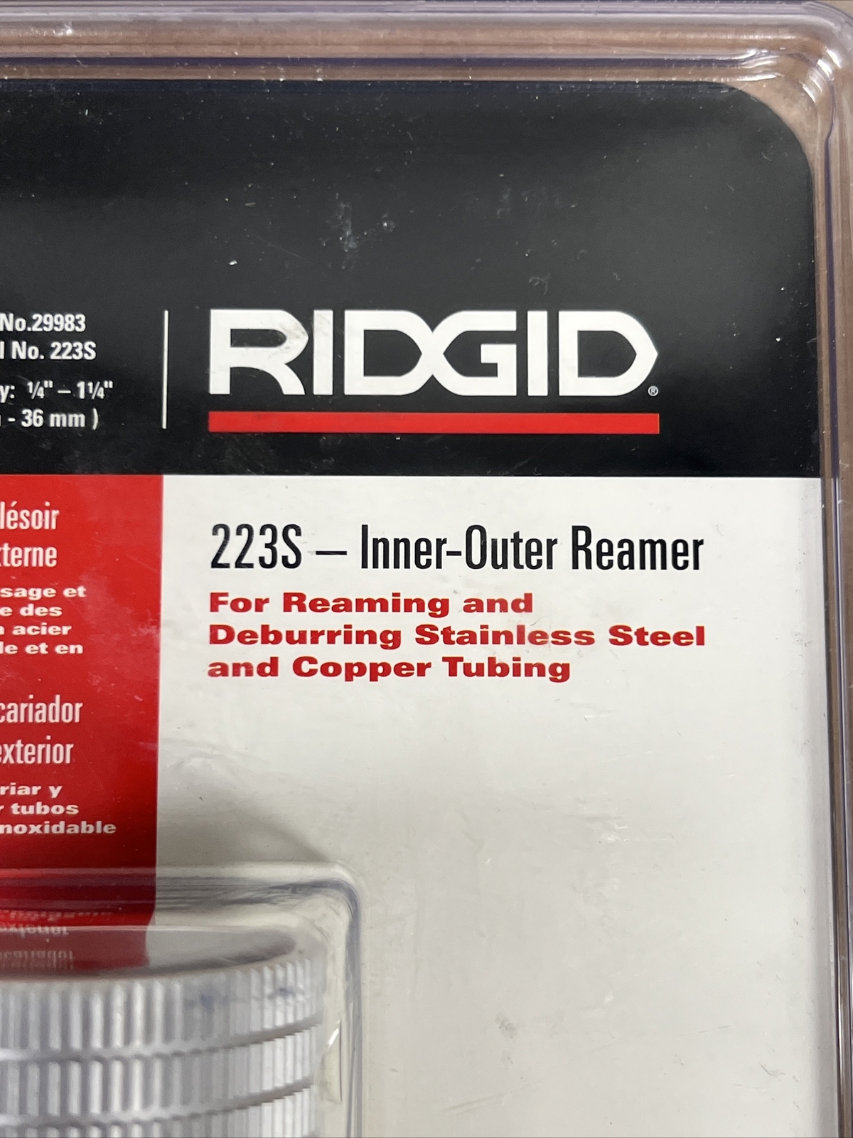 Buy RIDGID 223S Inner-Outer Reamer (29983) online | eBay