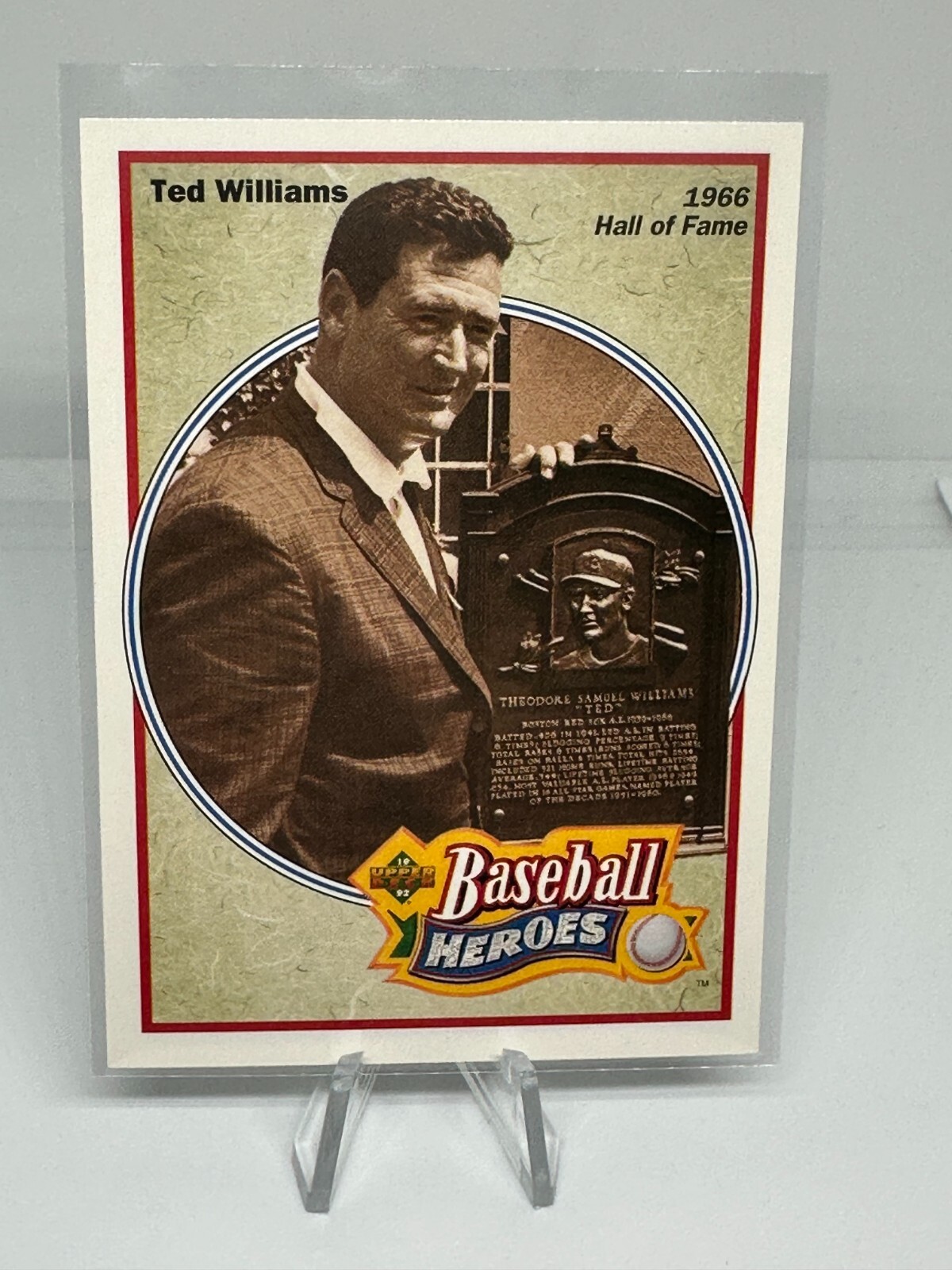 1991 Upper Deck Baseball Heroes Ted Williams #35 - Boston Red Sox | eBay