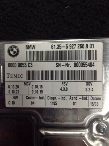 BMW 760Li E65 E66 2000-2008 Front Power Seat Control Module 61.35-6 927 ...