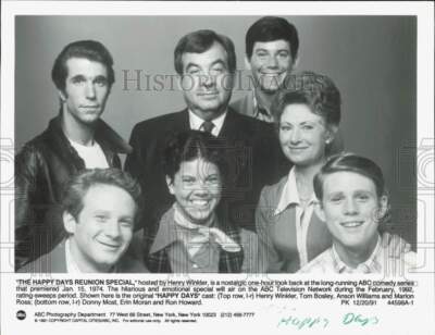 1991 Press Photo "Happy Days" TV Show Cast Members - lrq00510 | eBay