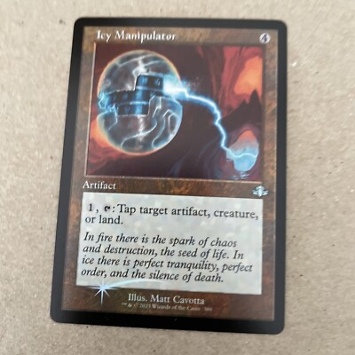 Icy Manipulator RETRO FRAME FOIL, Dominaria Remastered, MTG DMR NM/M | eBay