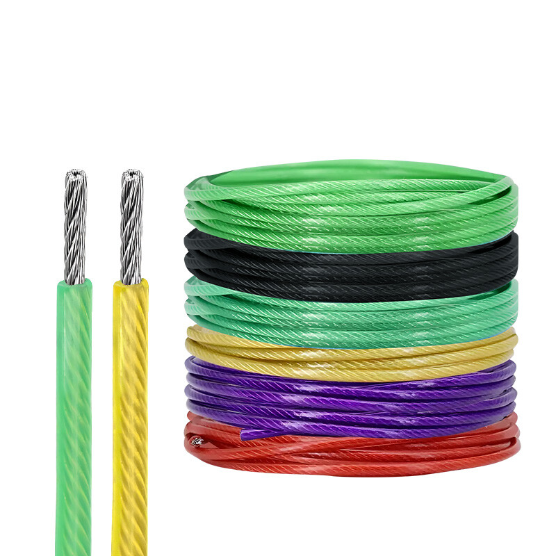 1.5mm-6mm 304 Stainless Steel Wire Rope Cable Rigging PVC Coated ...