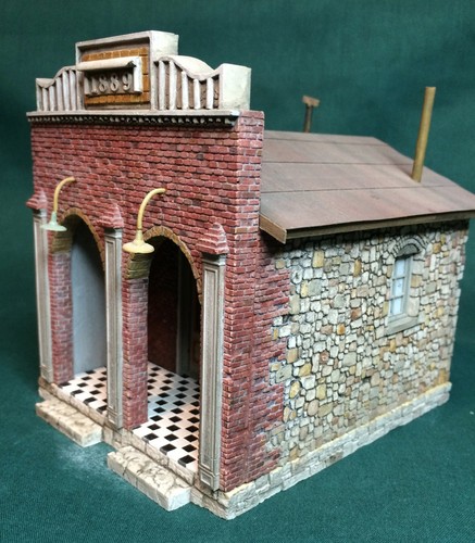 O/On3/On30 Scale Rich White Models-"The Tavern"-Hydrocal Walls Only ...