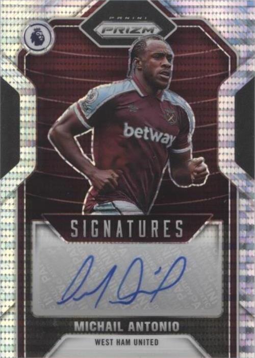 2021-22 Panini Prizm Premier League - Signatures Michail Antonio #S-MAN ...